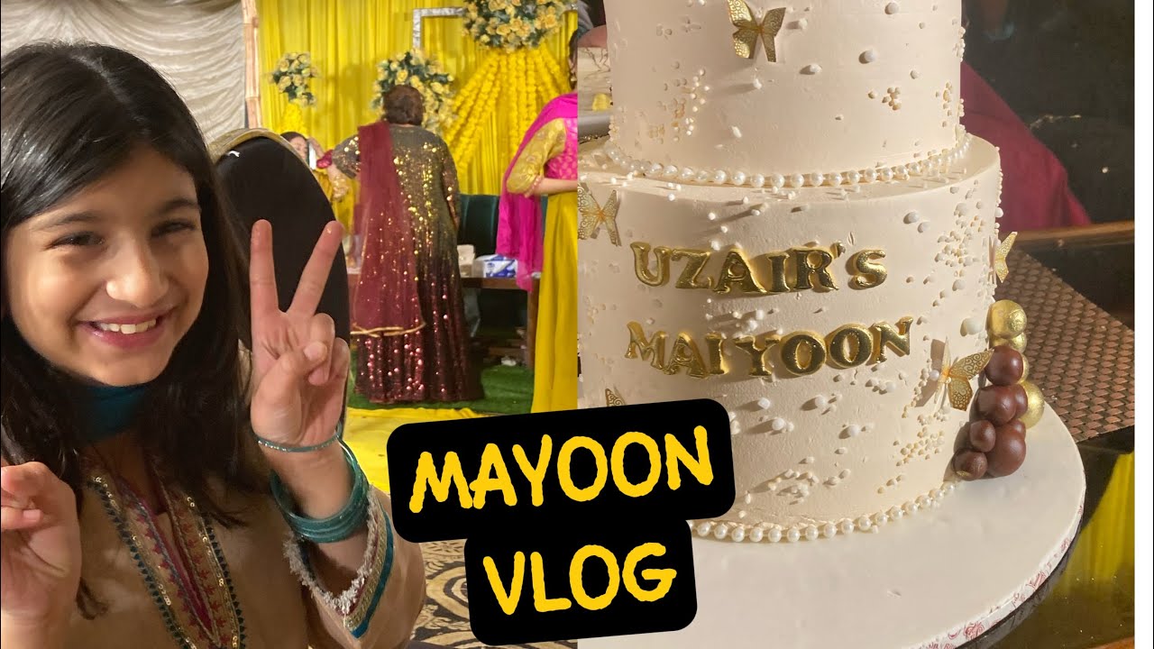 Uzair Bhai ki mayoon 😃 || mayoon function || vlog || miralrehan - YouTube