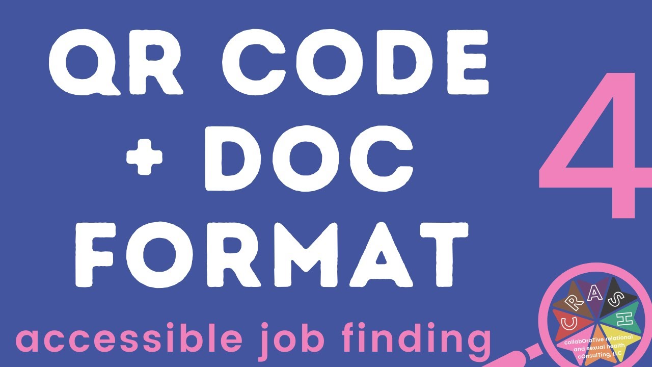 make your own QR code & format a cover letter template document (4 ...