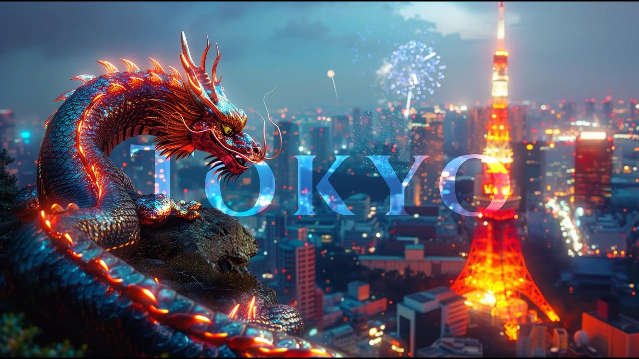 Tokyo’s Celestial Dragon | New Year’s Eve Ambience - YouTube
