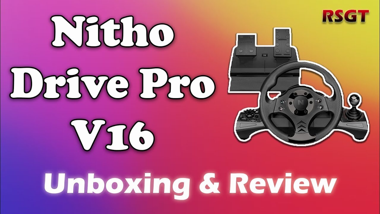 Nitho Drive Pro V16 Unboxing & Review | Best Budget Racing Wheel - YouTube