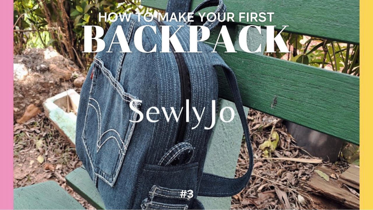 Finishing Touches - Upcycle Old Jeans into Backpack #3 - YouTube Music