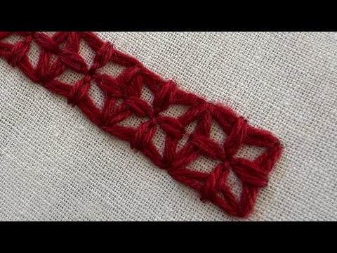 Very simple & beautiful hand work | hand embroidery design for beginners 