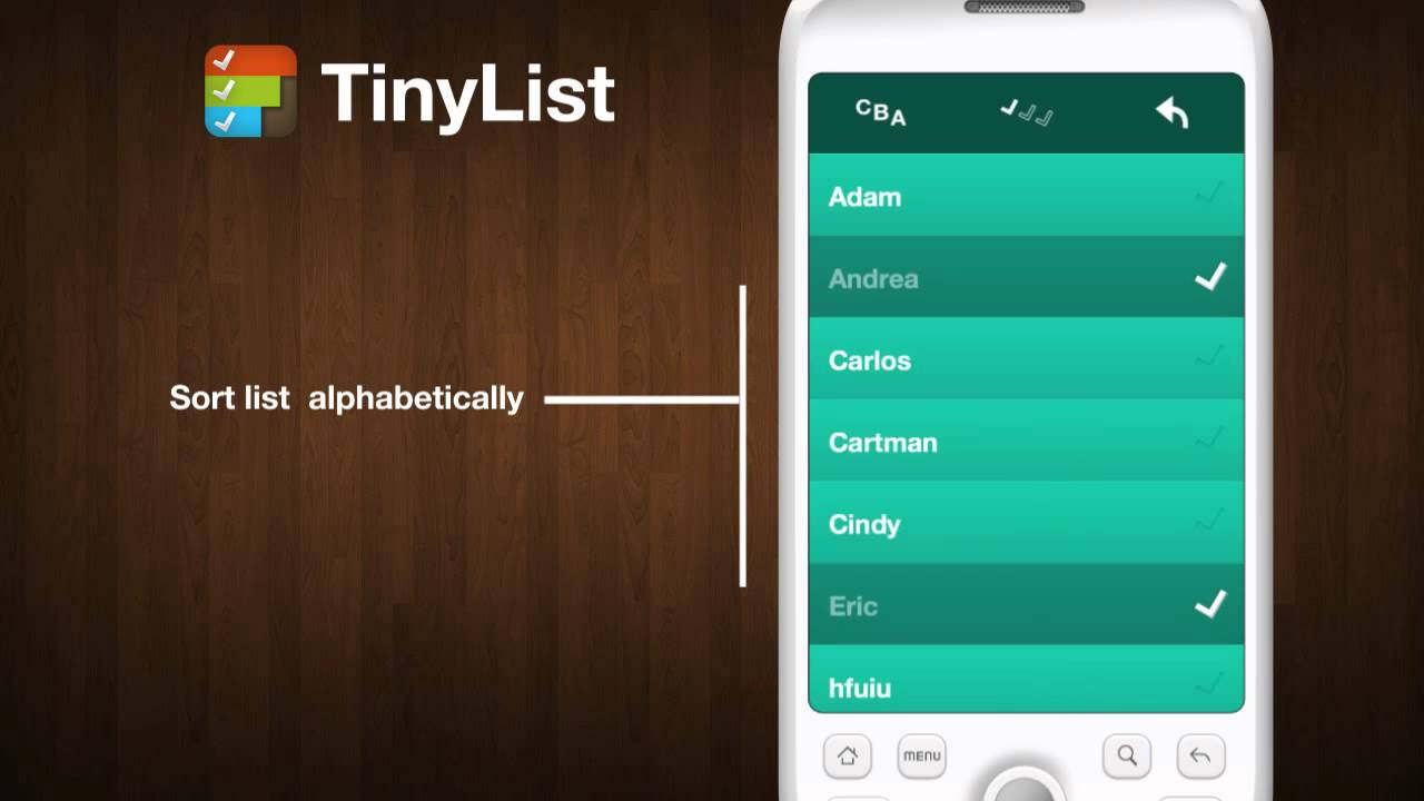 TinyList for Android - YouTube