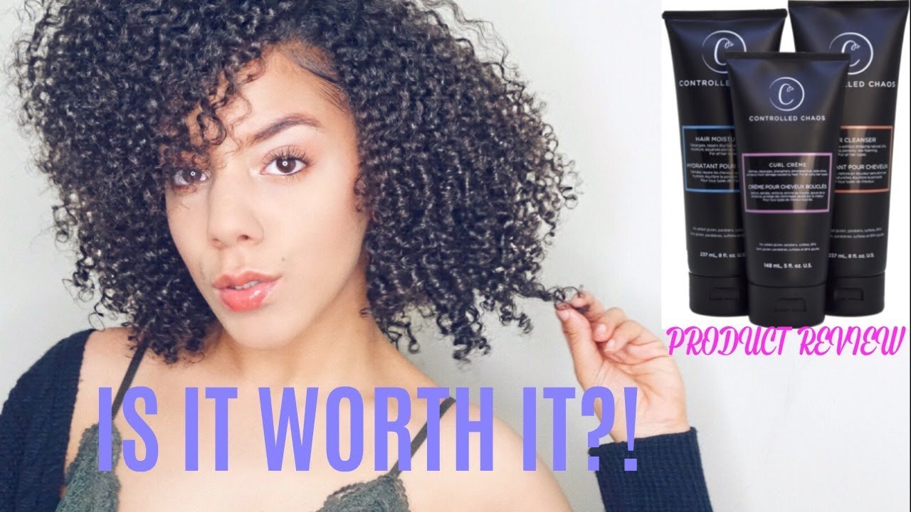 WASH & STYLING ROUTINE USING CONTROLLED CHAOS + REVIEW - YouTube
