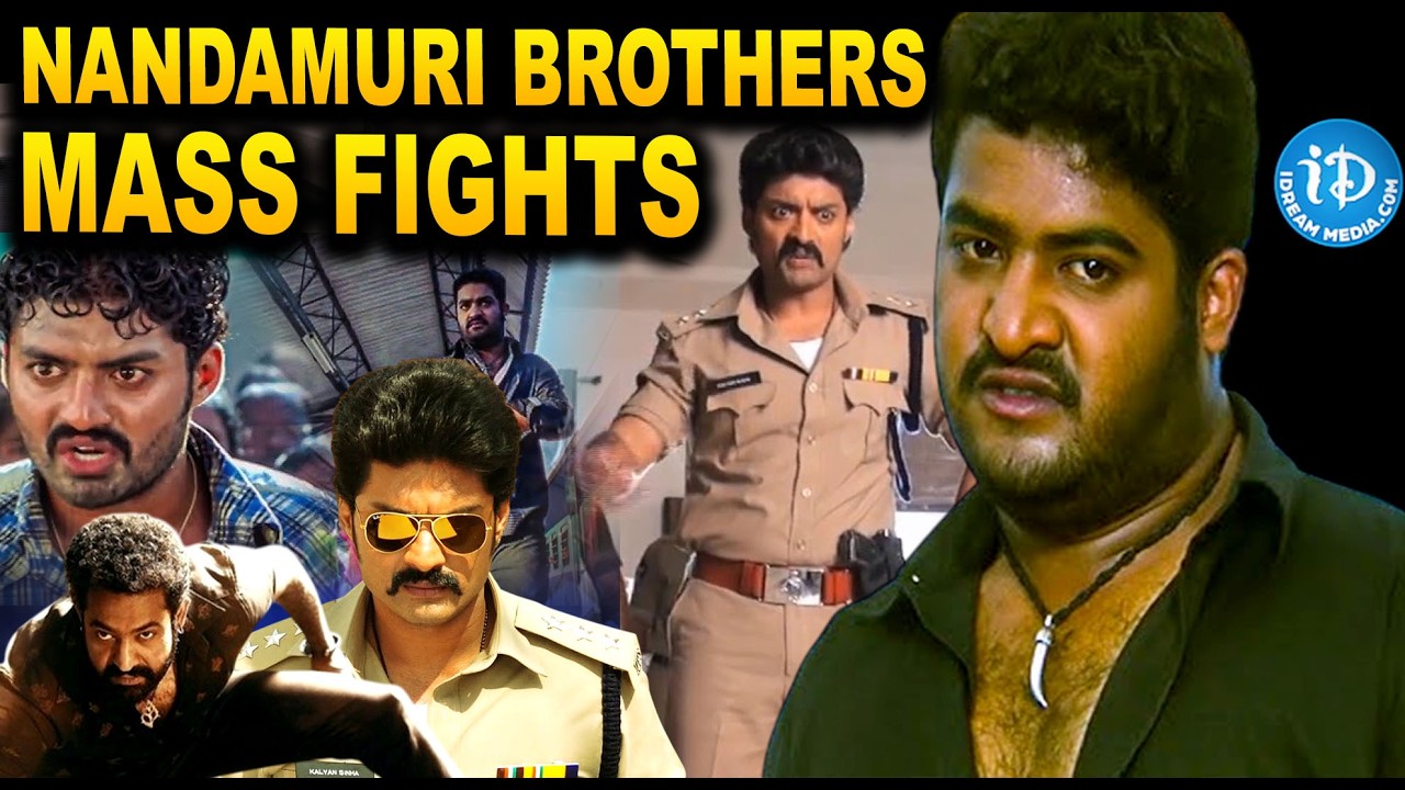 Nandamuri brothers Mass Fights | Ntr kalyan Ram Best Scenes | Asadyudu ...