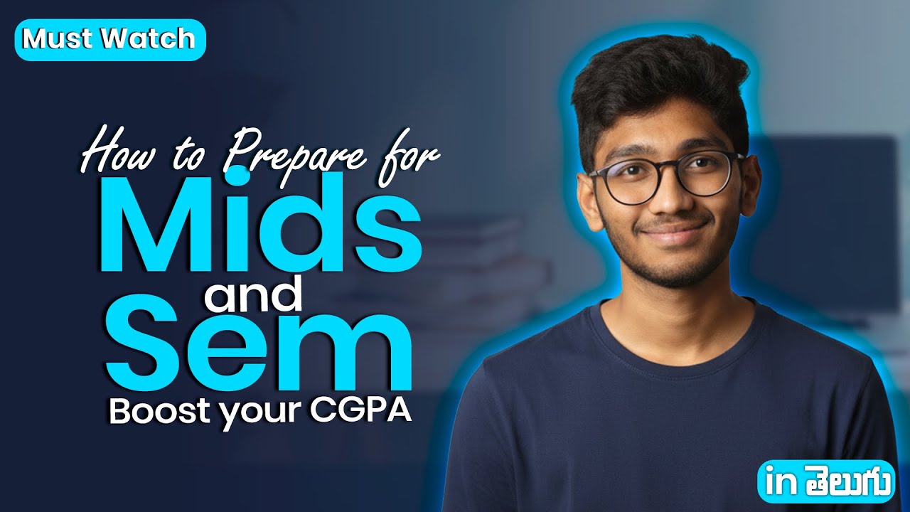 How to Prepare for Mid & Sem Exams to Boost CGPA 🔥 - YouTube