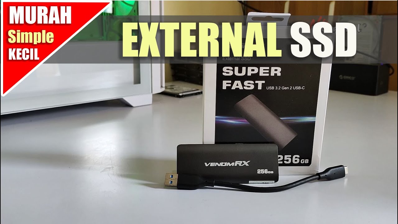 SSD External Murah dari VenomRX | VRX Super External SSD 256GB - YouTube