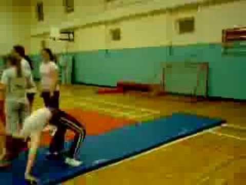 Kayla's front limber - YouTube