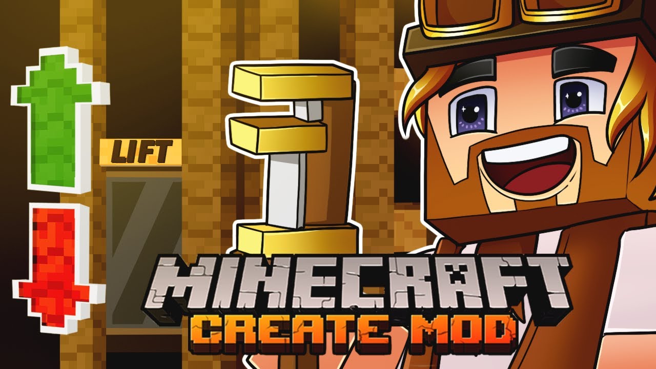 My Improved Create Mod Multi-Floor Elevator That Works At Any Speed ...