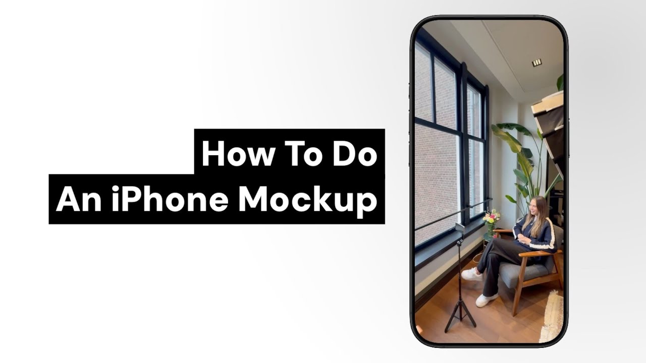 How to add an iPhone device frame to video #iphone - YouTube