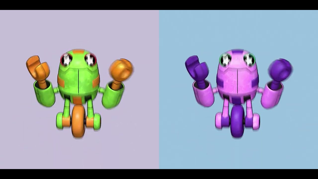 Frobot Jump separated Animation (4 Chromas) - YouTube