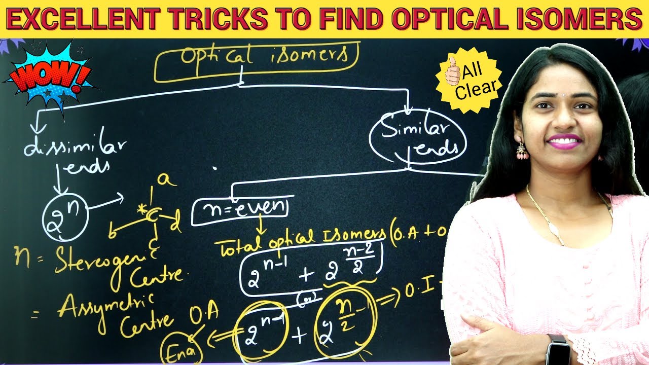 Excellent Tricks To Find Optical Isomers easily (Optically Active ...