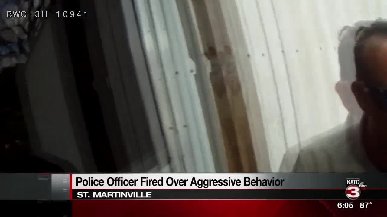 Police Officer Fired Over Aggressive Behavior - YouTube