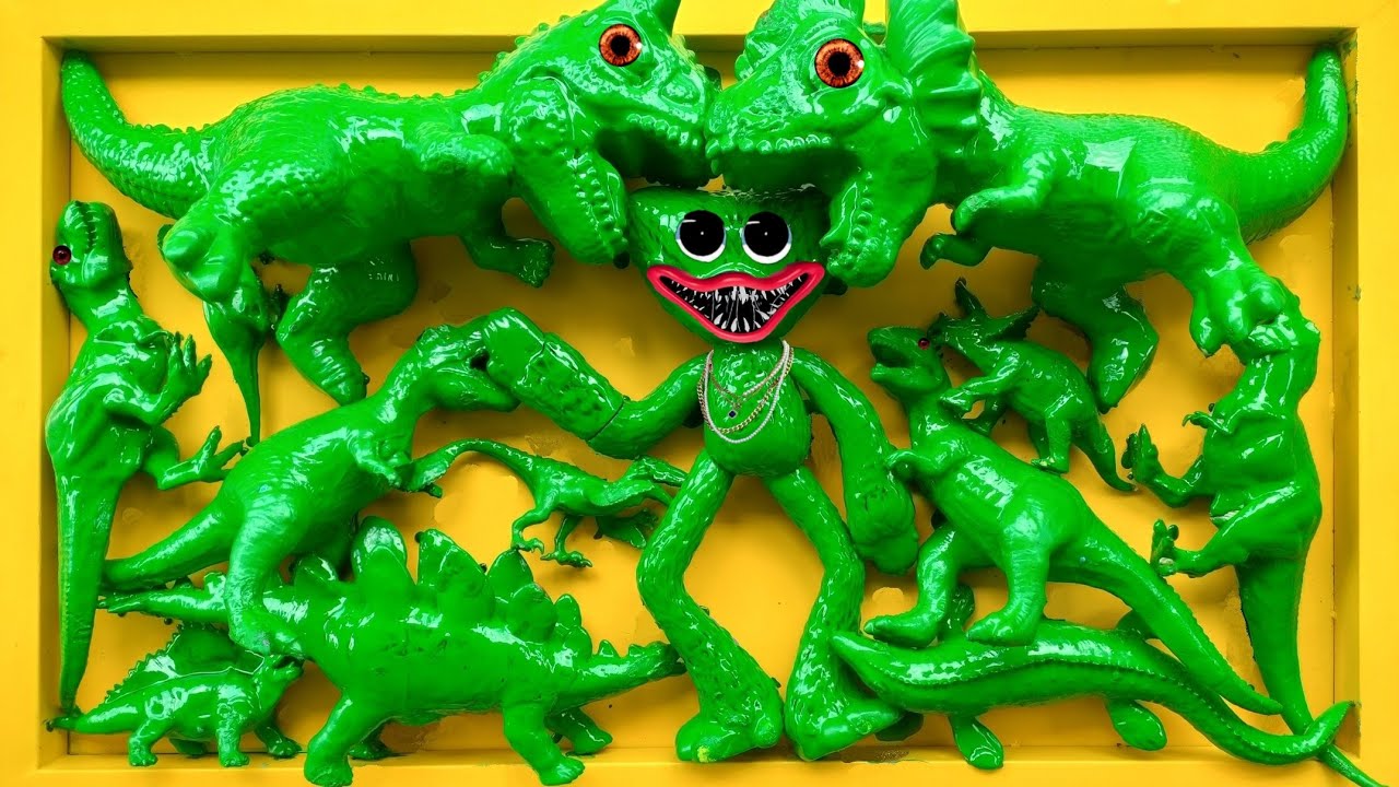 Dinosaurs Jurassic world Dominion🦖🦕Rexy, Huggy Wuggy, Triceratops ...