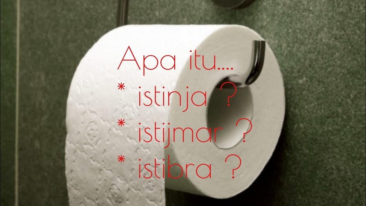 Apa itu istinja,istijmar,istibra? - YouTube