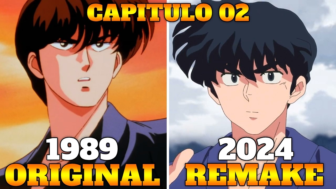 ORIGINAL VS REMAKE | RANMA 1/2 CAPITULO 2 | 1989 VS 2024 - YouTube