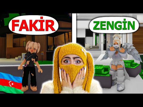 😱💸FAKIR vs ZENGIN | BİR GÜNDE ZENGİN OLMAQ - Roblox Brookhaven RP