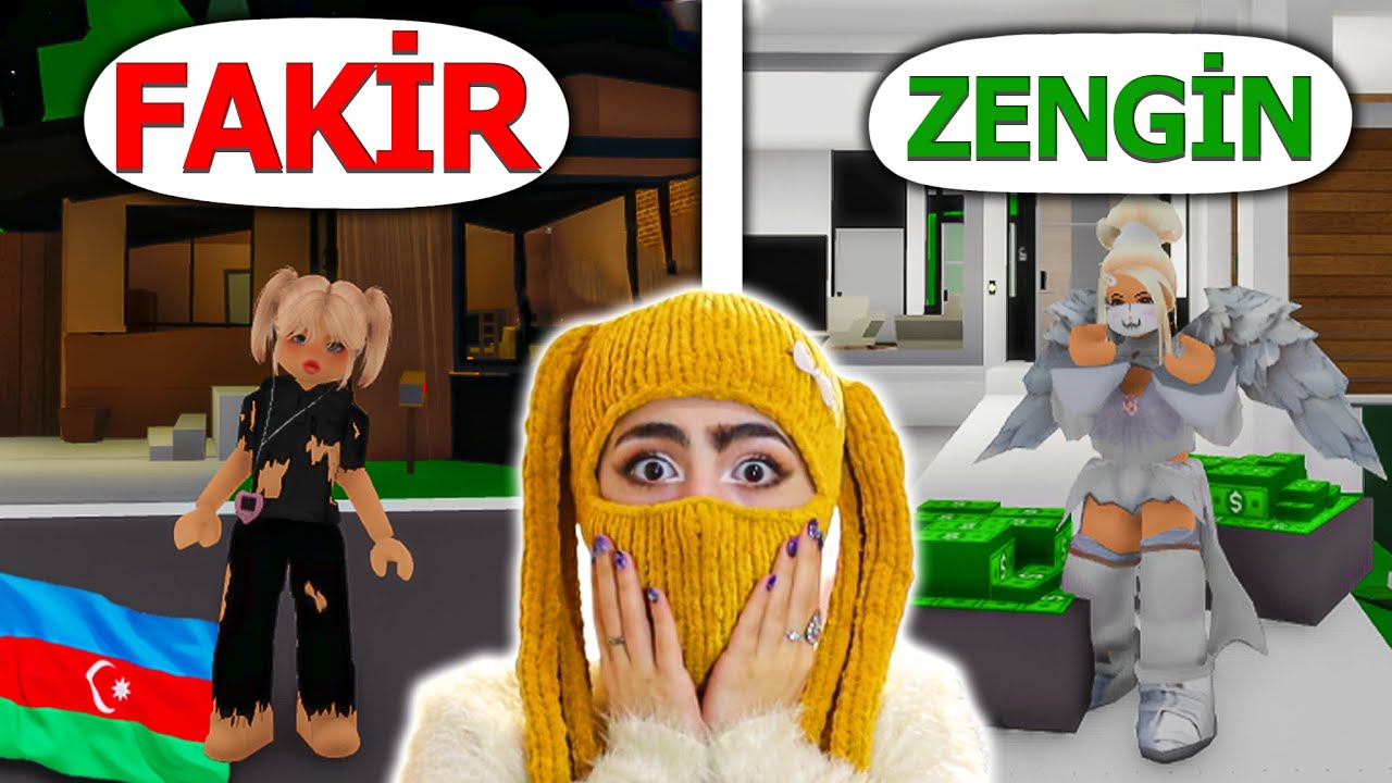 😱💸FAKIR vs ZENGIN | BİR GÜNDE ZENGİN OLMAQ - Roblox Brookhaven RP - YouTube