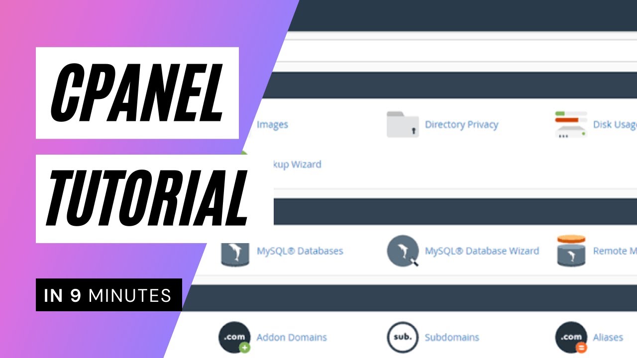 Cpanel / Hpanel Tutorial in 9 minutes Hostinger - YouTube