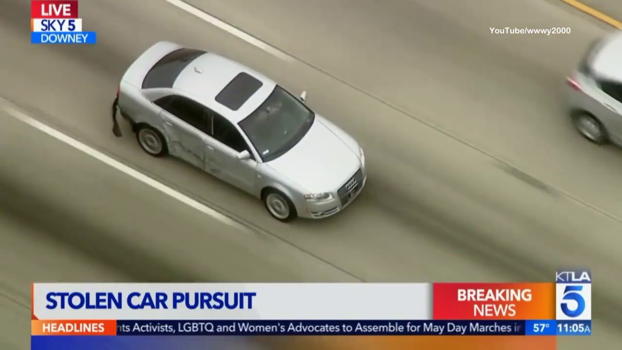 🚓 2007 Audi A4 vs Los Angeles Police: Speed Chase - May 01, 2018 - YouTube