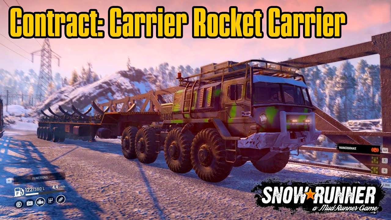 SnowRunner | Carrier Rocket Carrier | Northern Aegis Installation Amur ...