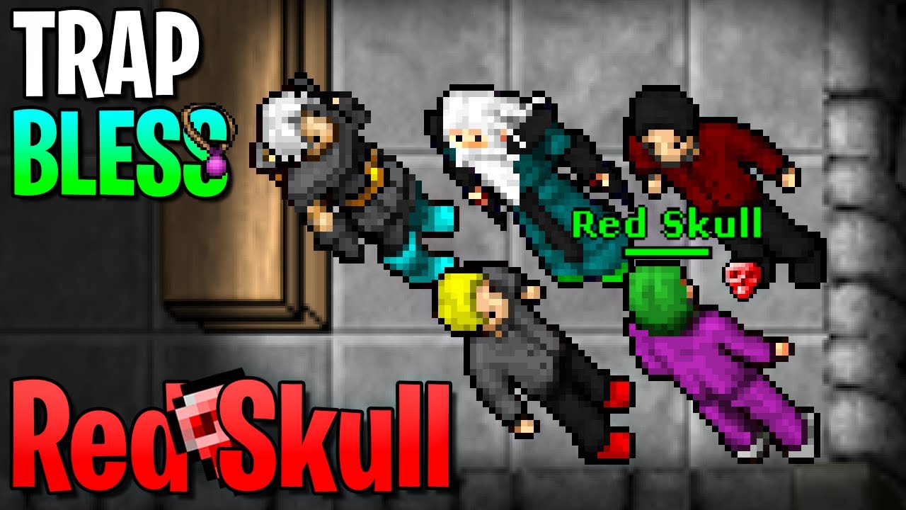 Trapamos um RED SKULL na BLESS do TIBIA e esse foi o Resultado... - YouTube