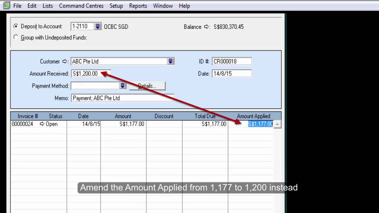 Recording Overpayment From Customers In MYOB YouTube recording-overpayment-from-customers-in-myob-youtube