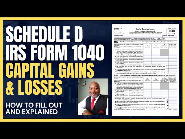 Irs Schedule D Worksheet 1998 Chapter 7 Form 1040 Schedule D