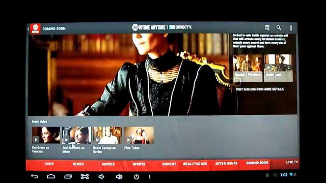 Testing Showtime Anytime App On Android 4.2 HDMI TV Box - YouTube