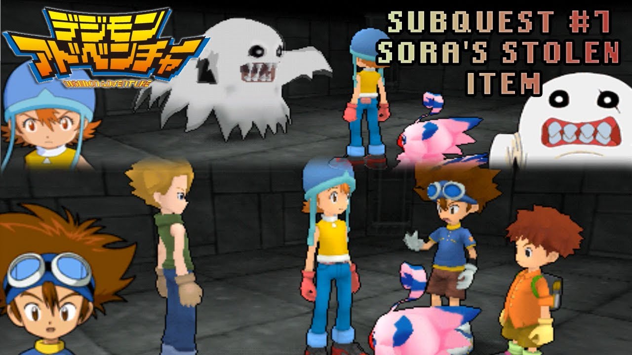 Digimon Adventure PSP - Walkthrough Subquest #7 ~ Retrieve Sora's ...