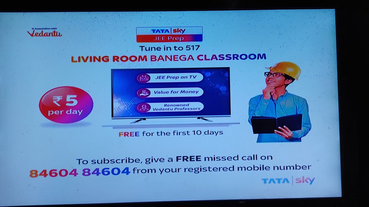 Tata sky jee preparation at 5 per day - YouTube
