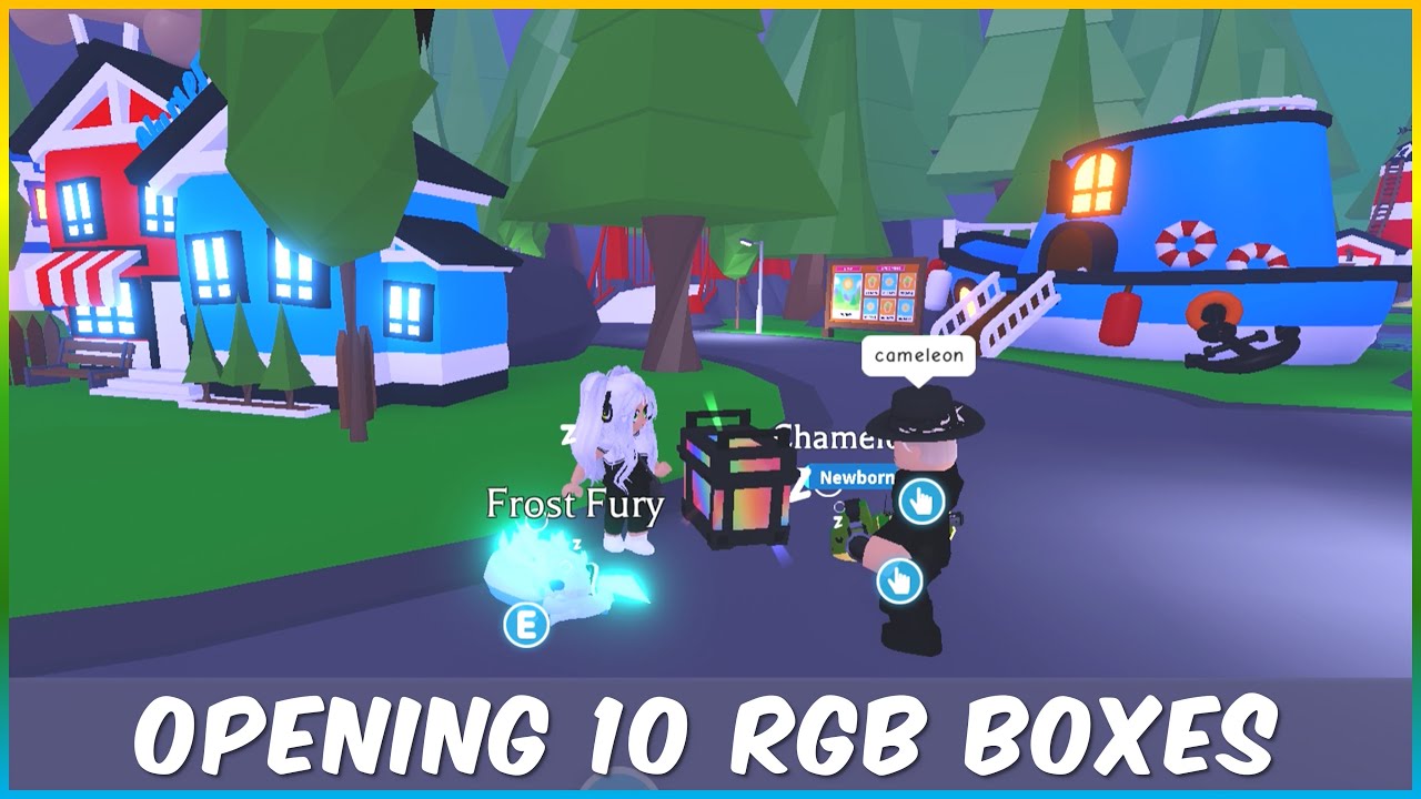 OPENING 10 RGB BOXES IN ADOPT ME Roblox Adopt Me Guessing Game - YouTube