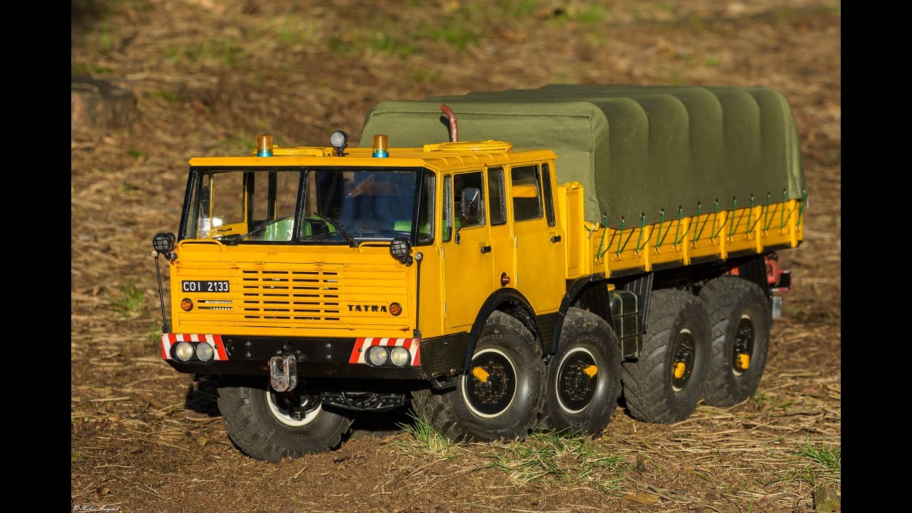 Tatra 813 8x8 Kolos - scale truck - Cross RC DC8 - first ride - YouTube