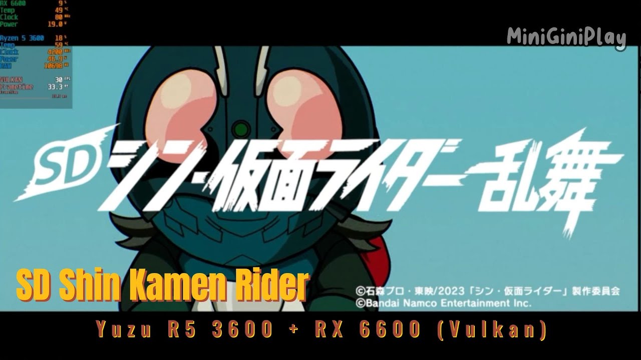 Yuzu EMU - SD Shin Kamen Rider Rumble FHD FSR BEST Settings Performance ...
