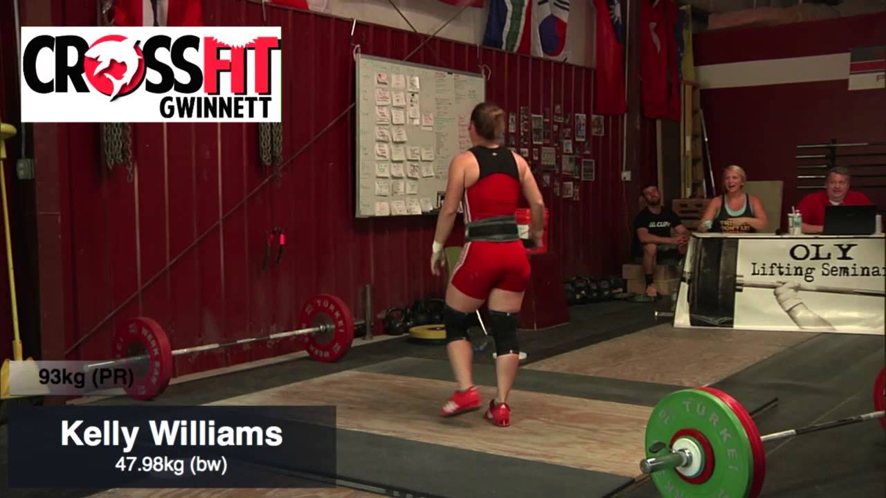 Kelly Williams 167kg total @48kg - YouTube