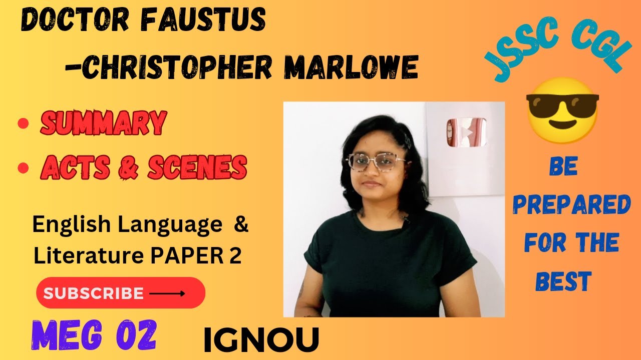 Dr. Faustus by Christopher Marlowe |Summary | JSSC CGL English Paper 2 ...