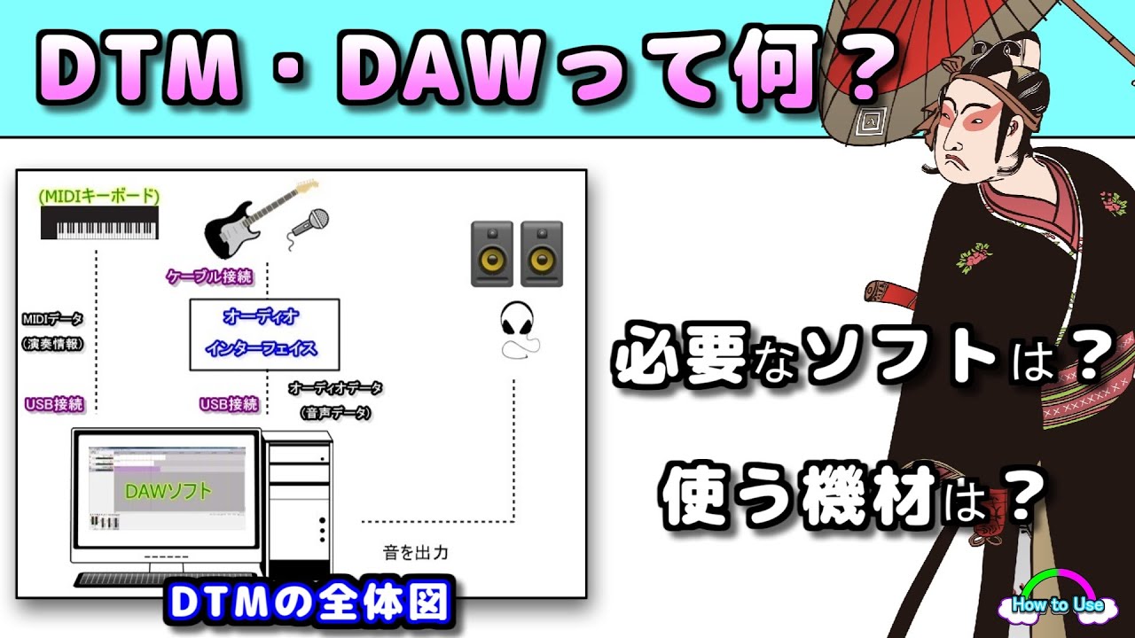「DTM」・「DAW」って何？ ( Chapter 1 ) [ How to Use ] - YouTube