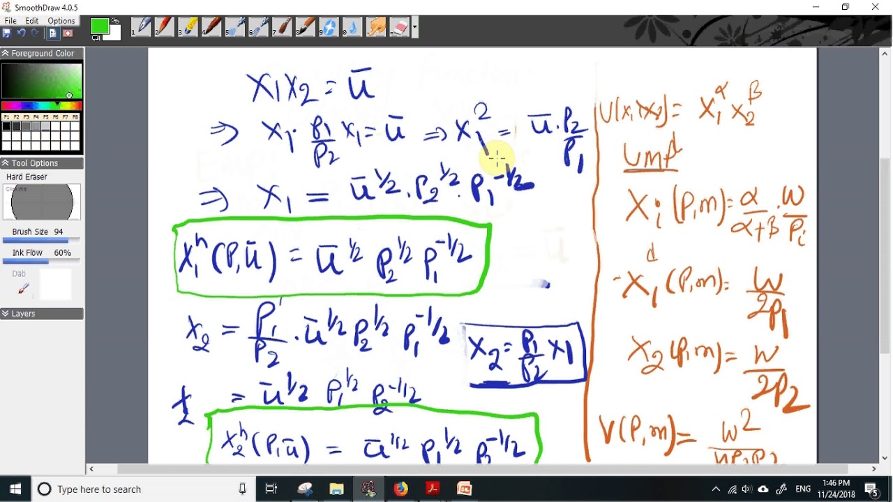 #20 : Expenditure Function and Hicksian Demand Functions - YouTube