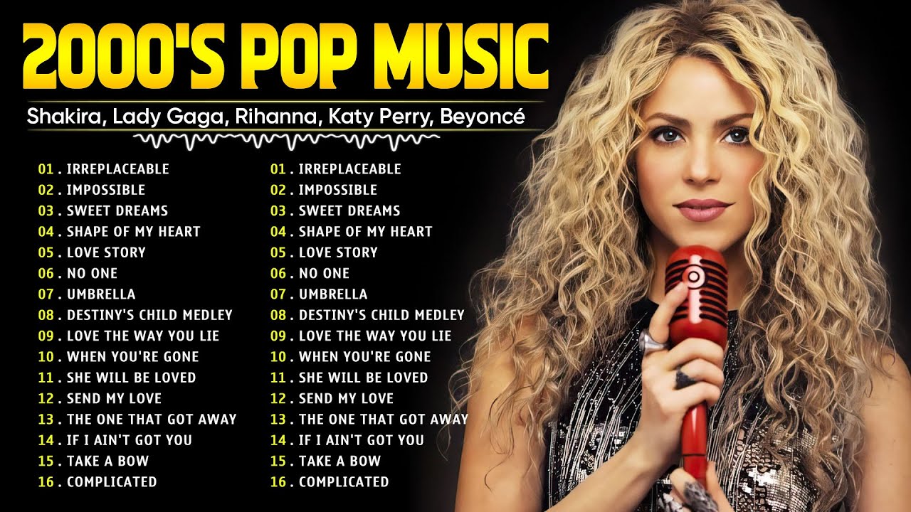 Shakira, Katy Perry, Alicia Keys, Avril Lavigne, Lady Gaga, Rihanna ...