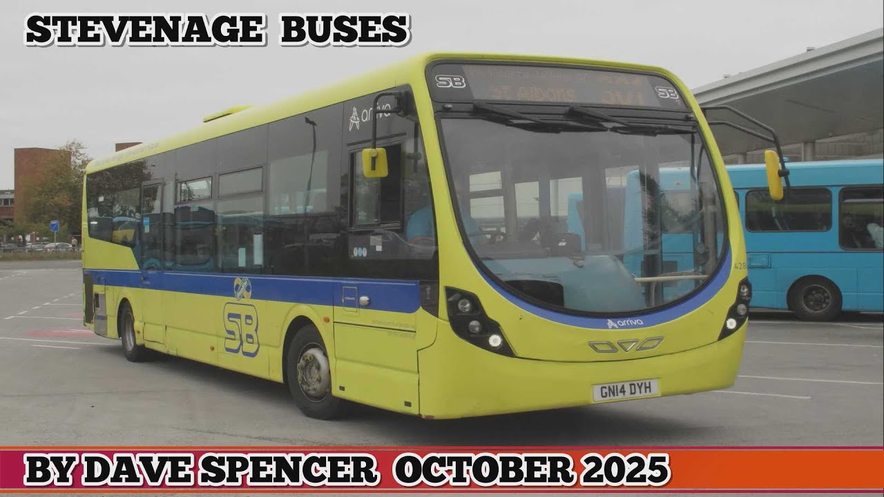 5565 STEVENAGE BUSES FILMED OCTOBER 2025 BY DAVE SPENCER - YouTube