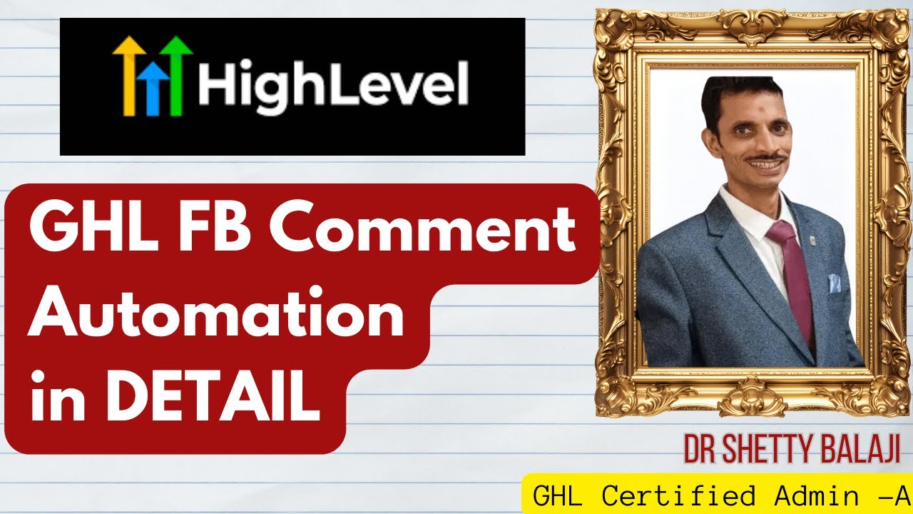 Go High Level FB Facebook comment automation in details - YouTube