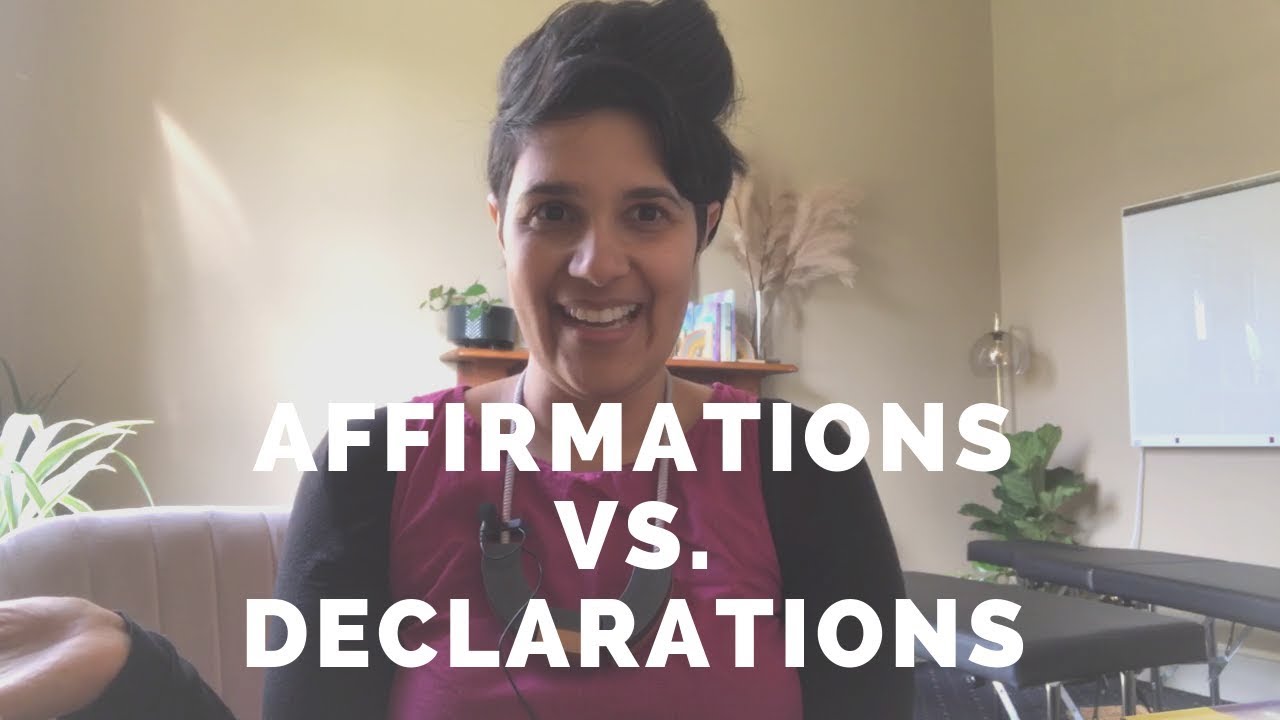 Affirmations vs. Declarations - YouTube