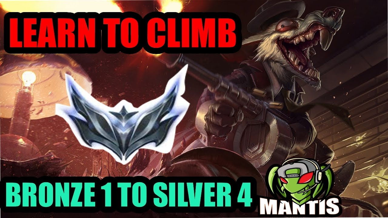 How to Climb from Bronze 1 to Silver 4 in 2022 |TOP/MID| | League of ...