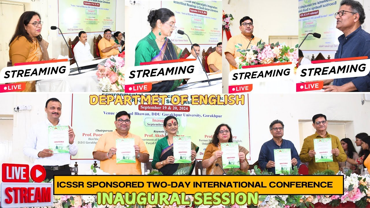 ICSSR Sponsored Two-Day International Conference - YouTube