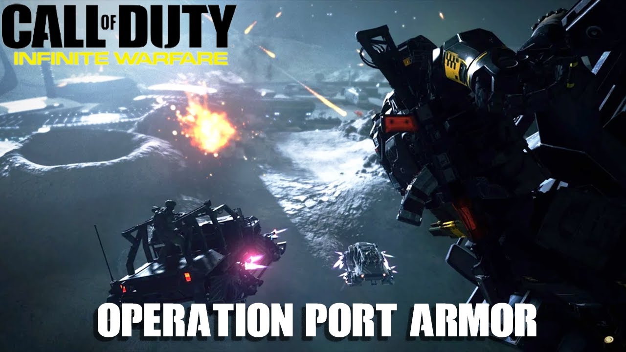 Call of Duty Infinite Warfare Campaign mission Operation Port Armor ...