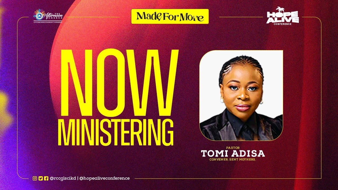 Pastor Tomi Adisa | Hope Alive Conference 2024 - YouTube