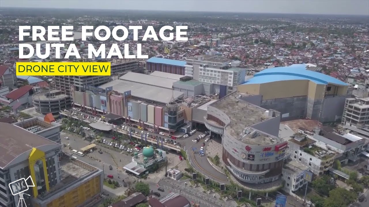 Free Drone Footage Duta Mall Banjarmasin - YouTube