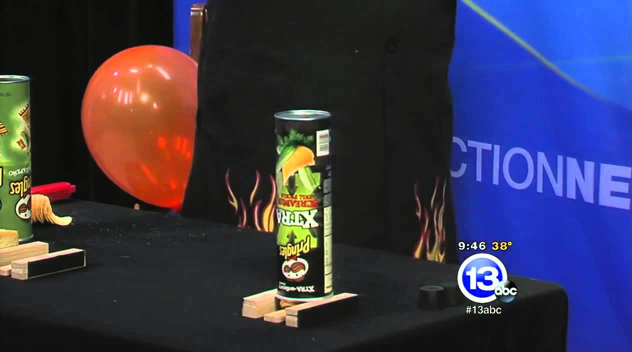 Exploding Pringles - YouTube