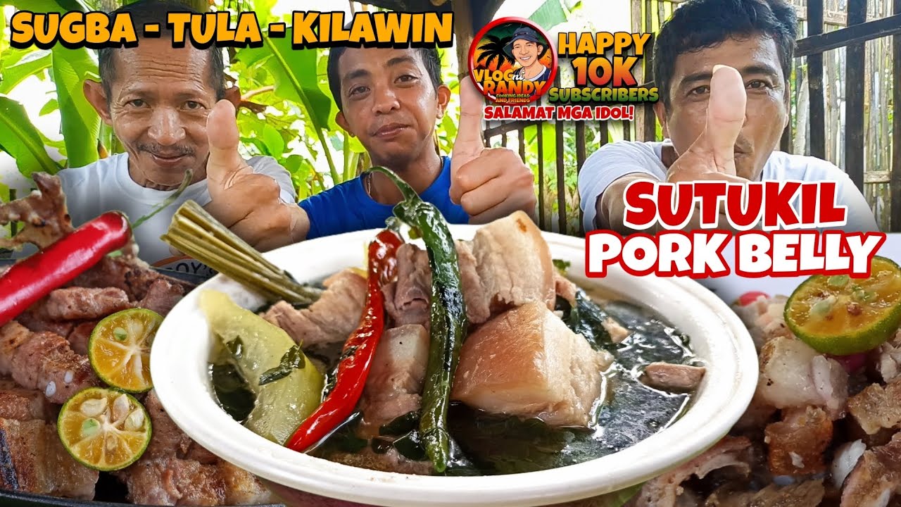 PORK BELLY SUTUKIL (sugba-tula-kilawin) Hindi lang pwede sa isda, pwede ...