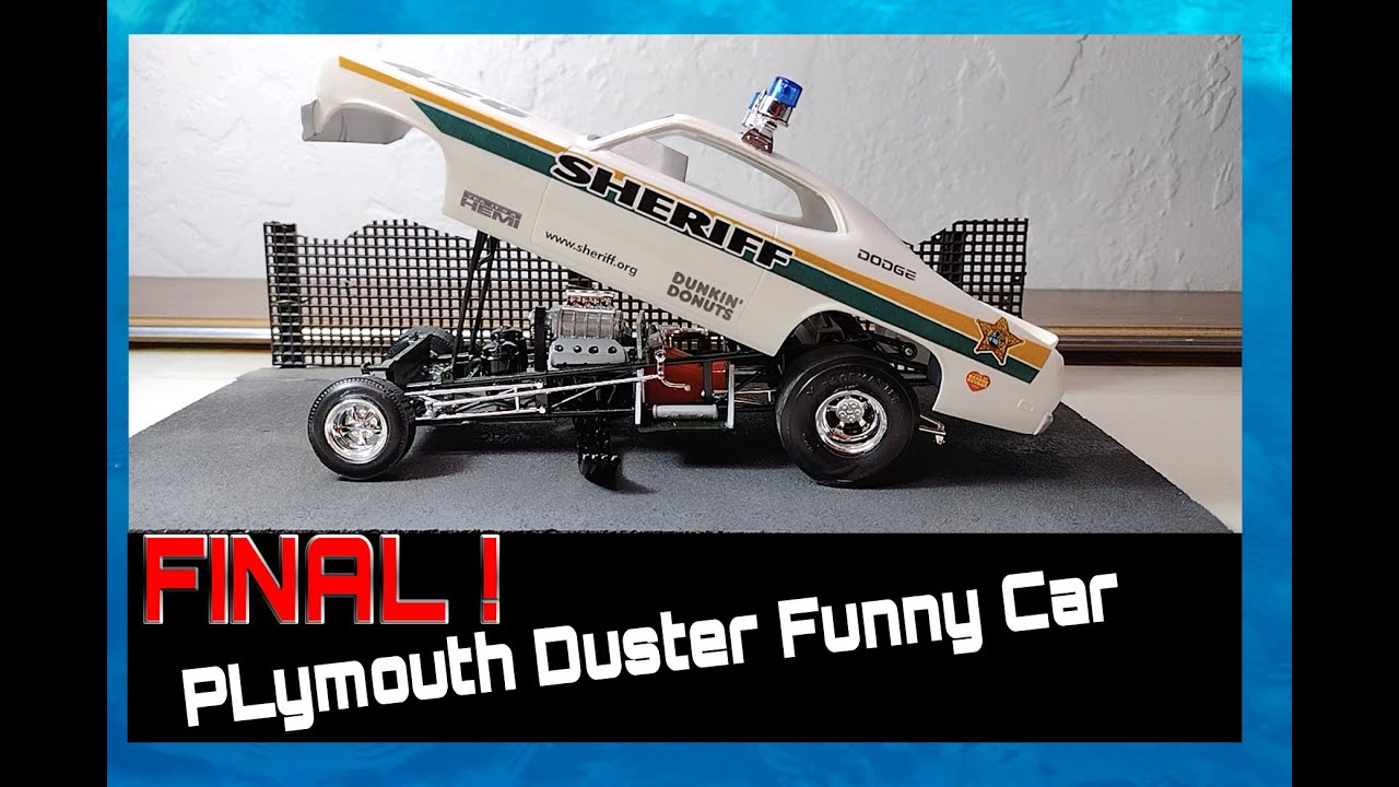 Revell Plymouth Funny Car Model is Finished ! - YouTube